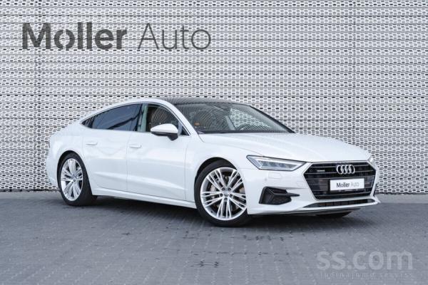Balts Audi A7 Sportback 2018 Rīga, ar dzinēja tilpumu 3.00 L un nobraukumu 92 tūkst. km par 38200 €, foto 2 vietnē AUTOMOTO.COM.LV