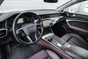 White Audi A7 Sportback 2018 in Riga, with an engine capacity of 3.00 L and mileage of 92 thousand km for 38200 €, photo 13 on AUTOMOTO.COM.LV