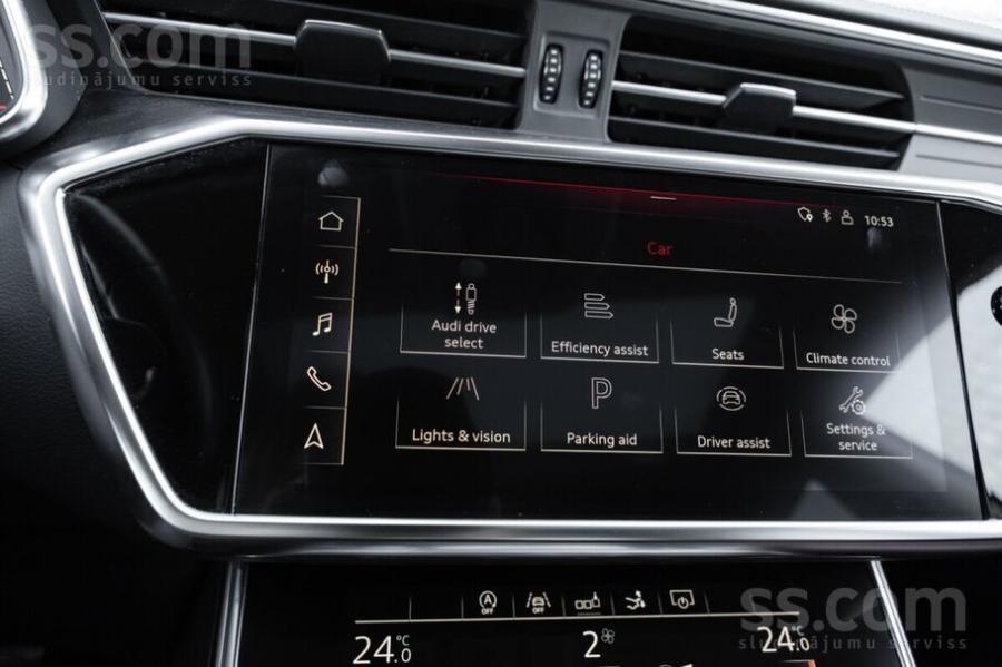 Balts Audi A7 Sportback 2018 Rīga, ar dzinēja tilpumu 3.00 L un nobraukumu 92 tūkst. km par 34100 €, foto 22 vietnē AUTOMOTO.COM.LV