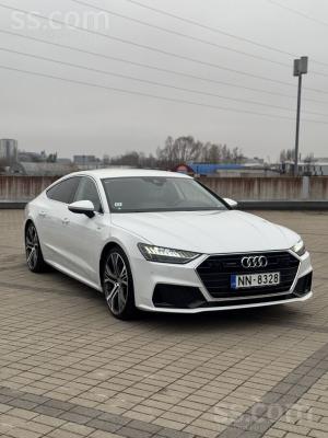 Белый Ауди А7 Спортбек 2018 в Рига, объемом двигателя 3.00 л и пробегом 86 тыс. км за 32000 €, фото  на AUTOMOTO.COM.LV