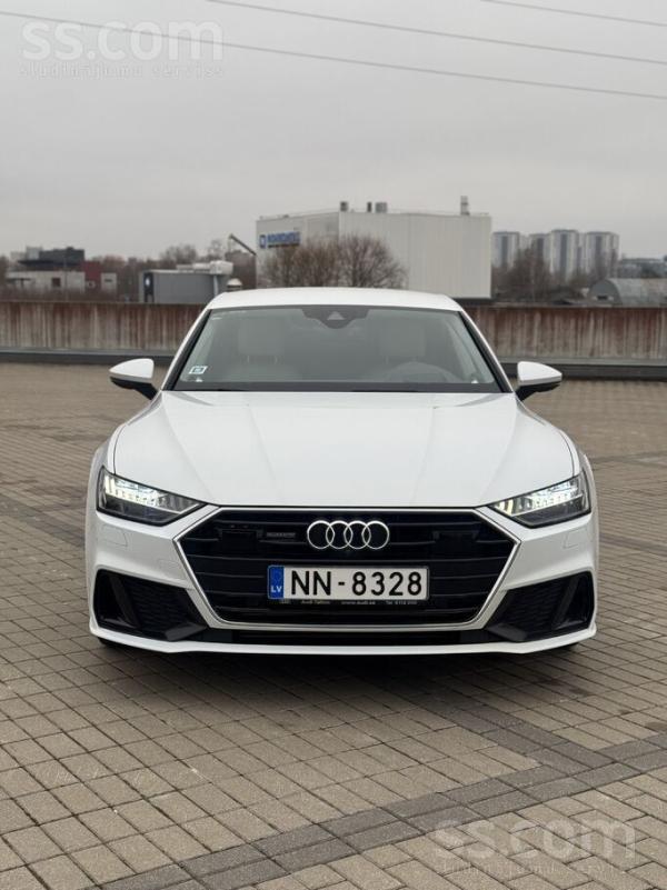 Balts Audi A7 Sportback 2018 Rīga, ar dzinēja tilpumu 3.00 L un nobraukumu 86 tūkst. km par 32000 €, foto 2 vietnē AUTOMOTO.COM.LV