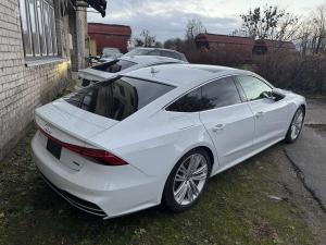 White Audi A7 Sportback 2019 in Kaunas, with an engine capacity of 3.00 L and mileage of 52 thousand km for 25200 €, photo 3 on AUTOMOTO.COM.LV