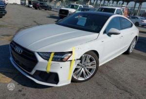 White Audi A7 Sportback 2019 in Kaunas, with an engine capacity of 3.00 L and mileage of 52 thousand km for 25200 €, photo 5 on AUTOMOTO.COM.LV
