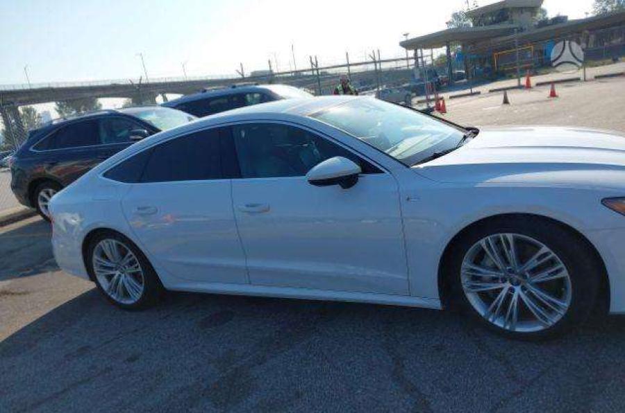 White Audi A7 Sportback 2019 in Kaunas, with an engine capacity of 3.00 L and mileage of 52 thousand km for 25200 €, photo 16 on AUTOMOTO.COM.LV