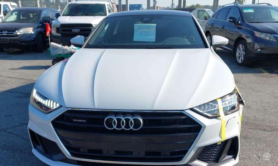 White Audi A7 Sportback 2019 in Kaunas, with an engine capacity of 3.00 L and mileage of 52 thousand km for 25200 €, photo 23 on AUTOMOTO.COM.LV