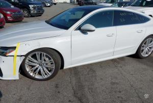 White Audi A7 Sportback 2019 in Kaunas, with an engine capacity of 3.00 L and mileage of 52 thousand km for 25200 €, photo 33 on AUTOMOTO.COM.LV