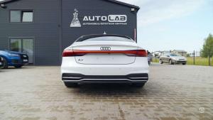 White Audi A7 Sportback 2019 in Vilnius, with an engine capacity of 3.00 L and mileage of 160 thousand km for 39990 €, photo 9 on AUTOMOTO.COM.LV