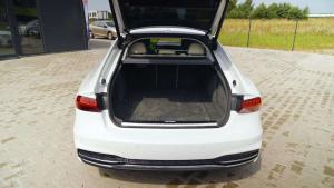 White Audi A7 Sportback 2019 in Vilnius, with an engine capacity of 3.00 L and mileage of 160 thousand km for 39990 €, photo 11 on AUTOMOTO.COM.LV