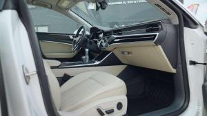 White Audi A7 Sportback 2019 in Vilnius, with an engine capacity of 3.00 L and mileage of 160 thousand km for 39990 €, photo 13 on AUTOMOTO.COM.LV