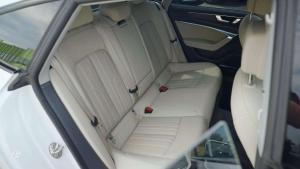 White Audi A7 Sportback 2019 in Vilnius, with an engine capacity of 3.00 L and mileage of 160 thousand km for 39990 €, photo 16 on AUTOMOTO.COM.LV