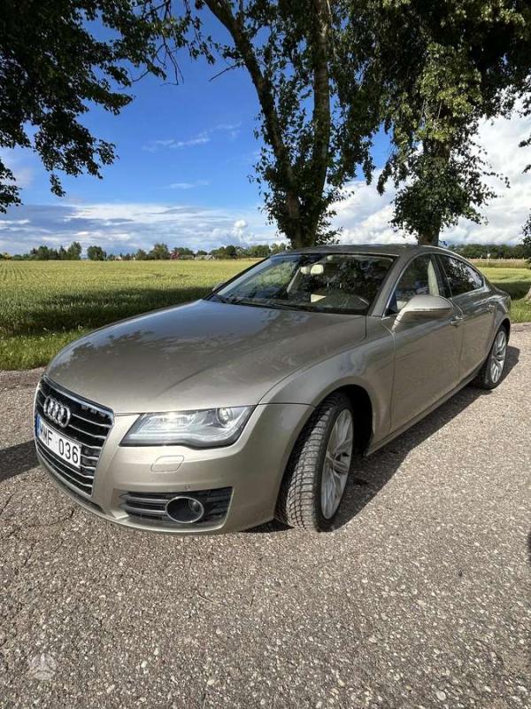 Dzeltens Audi A7 Sportback 2012 Kėdainiai, ar dzinēja tilpumu 2.97 L un nobraukumu 470 tūkst. km par 10200 €, foto 5 vietnē AUTOMOTO.COM.LV