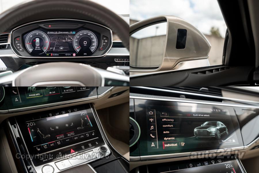 Smilšu krāsa Audi A8 2020 Tartu, ar dzinēja tilpumu 3.00 L un nobraukumu 71 tūkst. km par 55000 €, foto 23 vietnē AUTOMOTO.COM.LV