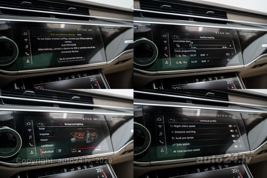 Smilšu krāsa Audi A8 2020 Tartu, ar dzinēja tilpumu 3.00 L un nobraukumu 71 tūkst. km par 55000 €, foto 25 vietnē AUTOMOTO.COM.LV