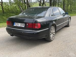 Melns Audi A8 2000 Telšiai, ar dzinēja tilpumu 4.20 L un nobraukumu 471 tūkst. km par 3450 €, foto  vietnē AUTOMOTO.COM.LV