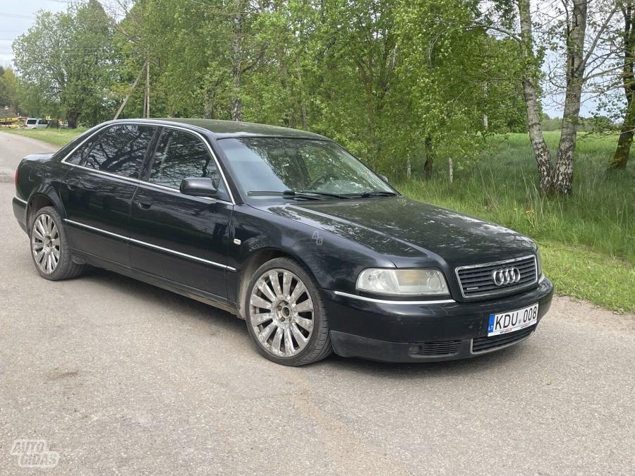 Черный Ауди А8 2000 в Тельшяй, объемом двигателя 4.20 л и пробегом 471 тыс. км за 3450 €, фото 6 на AUTOMOTO.COM.LV