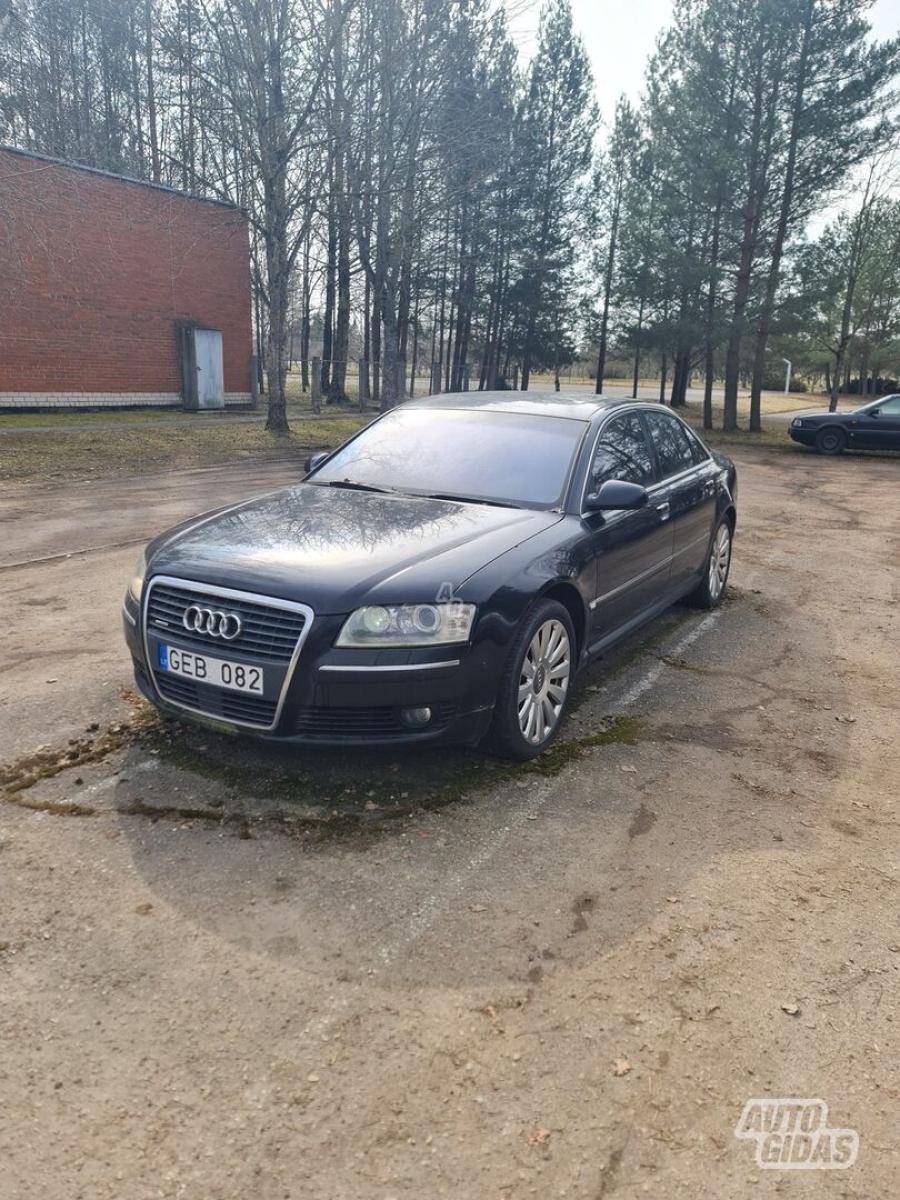 Melns Audi A8 2007 Viļņa, ar dzinēja tilpumu 4.20 L un nobraukumu 524 tūkst. km par 3000 €, foto 1 vietnē AUTOMOTO.COM.LV