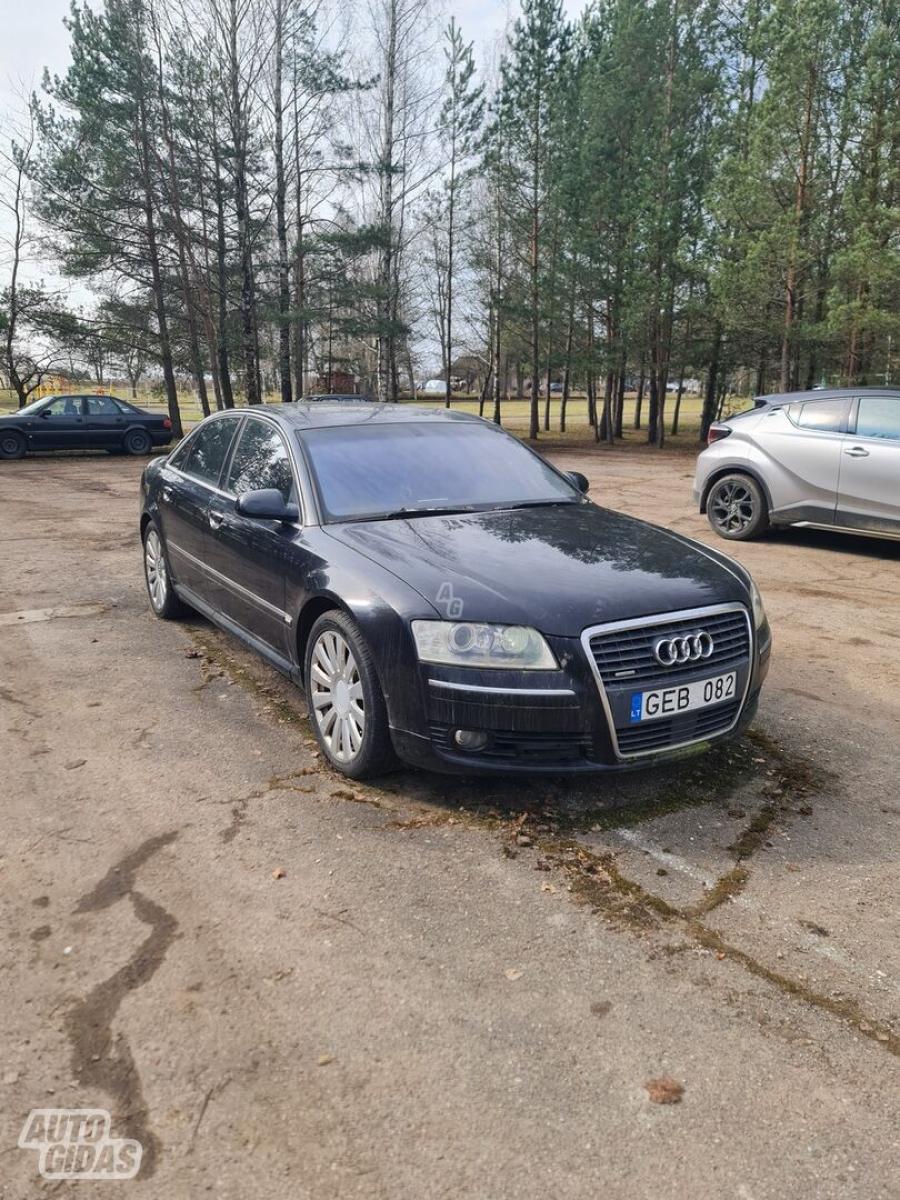 Melns Audi A8 2007 Viļņa, ar dzinēja tilpumu 4.20 L un nobraukumu 524 tūkst. km par 3000 €, foto 3 vietnē AUTOMOTO.COM.LV