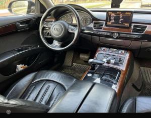Black Audi A8 2011 in Klaipeda, with an engine capacity of 3.00 L and mileage of 290 thousand km for 5100 €, photo 11 on AUTOMOTO.COM.LV