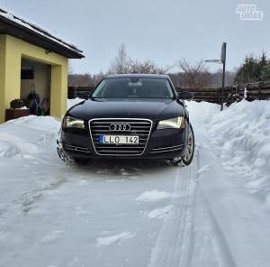 Black Audi A8 2011 in Gargzdai, with an engine capacity of 4.20 L and mileage of 236 thousand km for 10500 €, photo  on AUTOMOTO.COM.LV