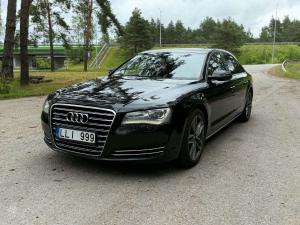 Black Audi A8 2012 in Vilnius, with an engine capacity of 3.00 L and mileage of 343 thousand km for 9250 €, photo 7 on AUTOMOTO.COM.LV