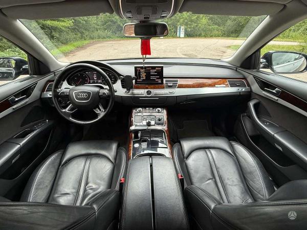 Melns Audi A8 2012 Viļņa, ar dzinēja tilpumu 3.00 L un nobraukumu 343 tūkst. km par 9250 €, foto 10 vietnē AUTOMOTO.COM.LV