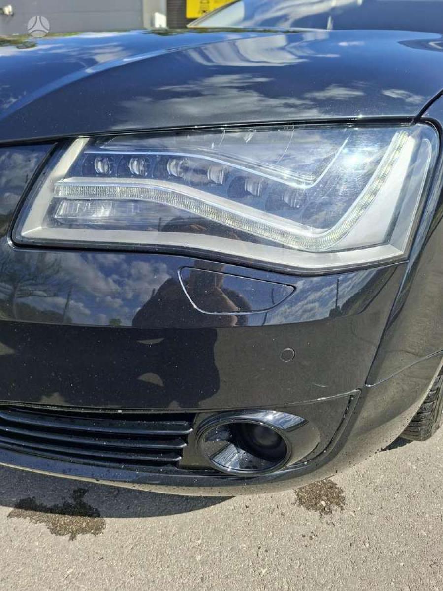 Melns Audi A8 2012 Jurbarkas, ar dzinēja tilpumu 4.20 L un nobraukumu 196 tūkst. km par 10450 €, foto 8 vietnē AUTOMOTO.COM.LV