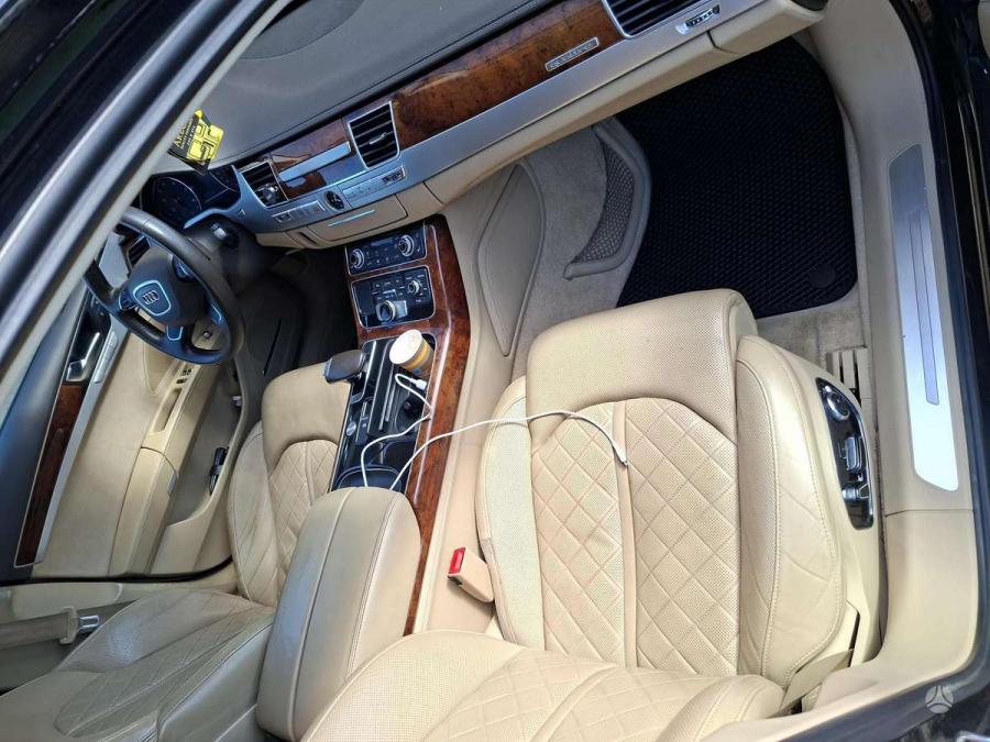 Melns Audi A8 2012 Jurbarkas, ar dzinēja tilpumu 4.20 L un nobraukumu 196 tūkst. km par 10450 €, foto 10 vietnē AUTOMOTO.COM.LV