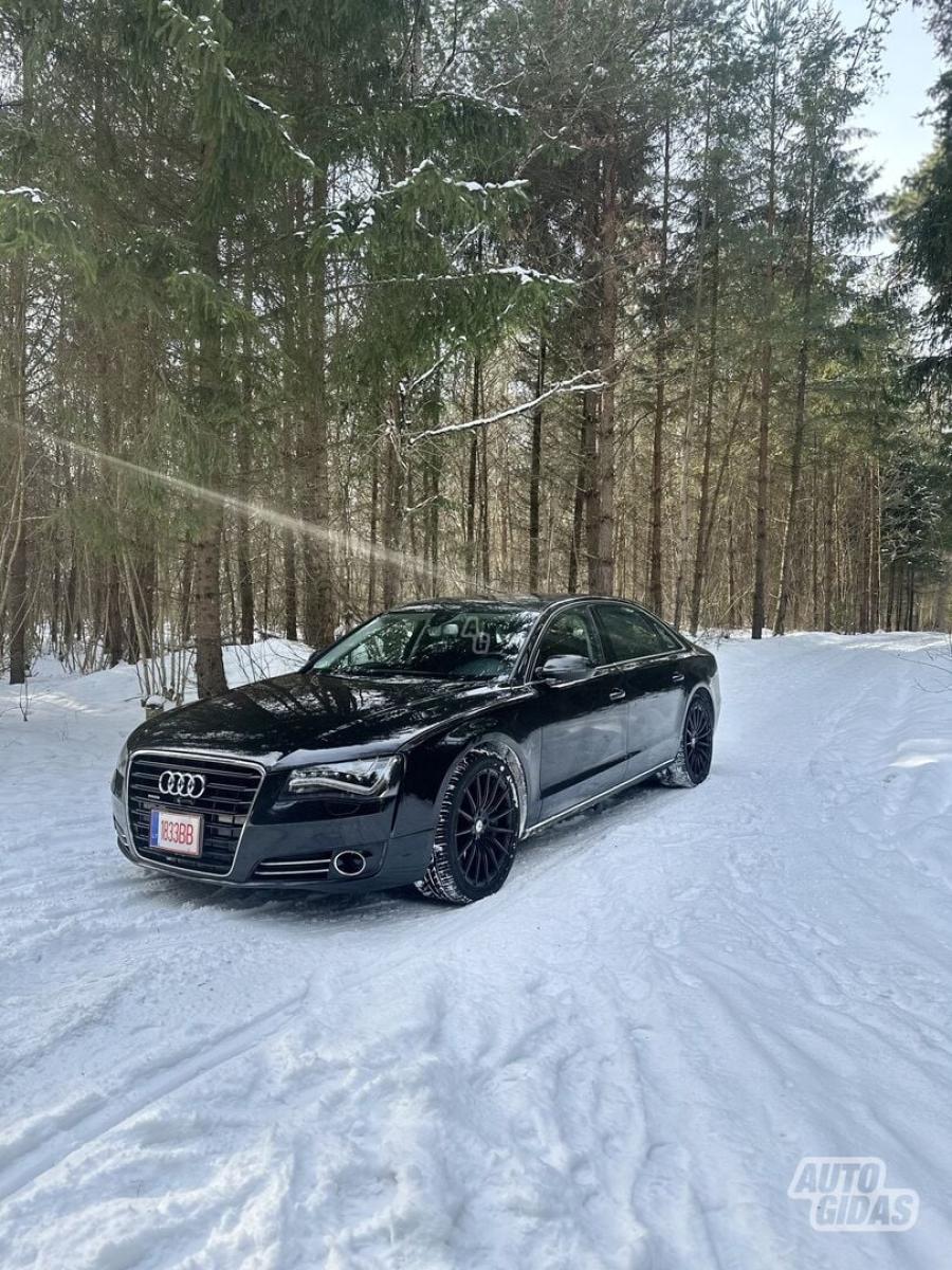 Black Audi A8 2013 in Kaunas, with an engine capacity of 4.00 L and mileage of 232 thousand km for 14600 €, photo 2 on AUTOMOTO.COM.LV