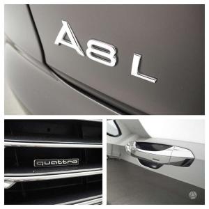 Black Audi A8 2019 in Vilnius, with an engine capacity of 2.97 L and mileage of 132 thousand km for 36500 €, photo 10 on AUTOMOTO.COM.LV