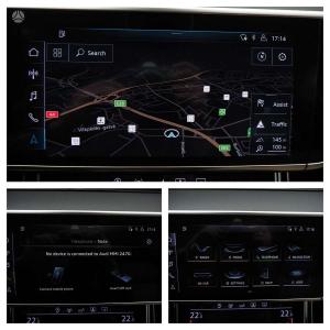 Black Audi A8 2019 in Vilnius, with an engine capacity of 2.97 L and mileage of 132 thousand km for 36500 €, photo 25 on AUTOMOTO.COM.LV