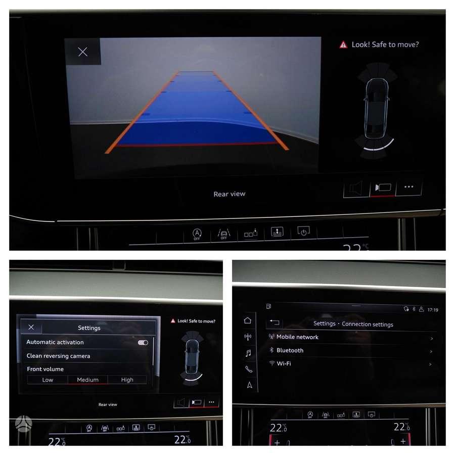 Black Audi A8 2019 in Vilnius, with an engine capacity of 2.97 L and mileage of 132 thousand km for 36500 €, photo 27 on AUTOMOTO.COM.LV