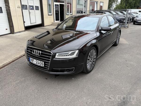 Melns Audi A8 2017 Rīga, ar dzinēja tilpumu 3.00 L un nobraukumu 285 tūkst. km par 19800 €, foto 1 vietnē AUTOMOTO.COM.LV