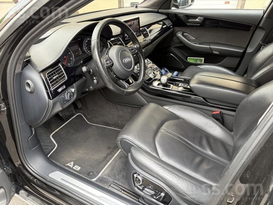 Melns Audi A8 2017 Rīga, ar dzinēja tilpumu 3.00 L un nobraukumu 285 tūkst. km par 19800 €, foto 7 vietnē AUTOMOTO.COM.LV