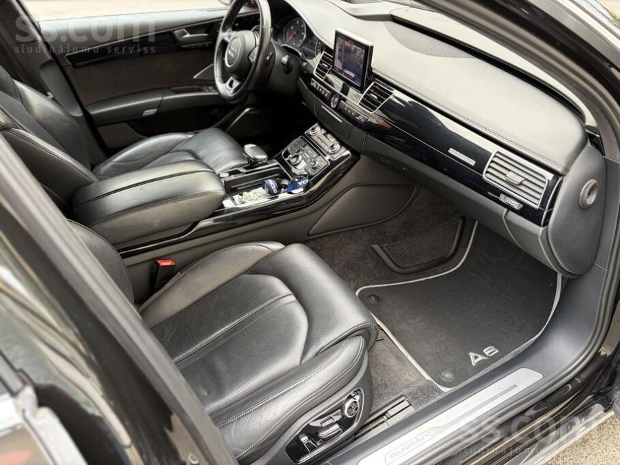 Melns Audi A8 2017 Rīga, ar dzinēja tilpumu 3.00 L un nobraukumu 285 tūkst. km par 19800 €, foto 9 vietnē AUTOMOTO.COM.LV