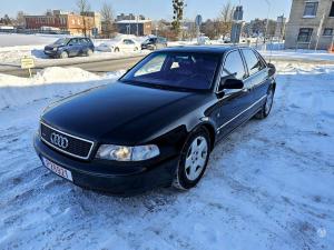 Black Audi A8 1995 in Kaunas, with an engine capacity of 4.20 L and mileage of 289 thousand km for 3499 €, photo  on AUTOMOTO.COM.LV