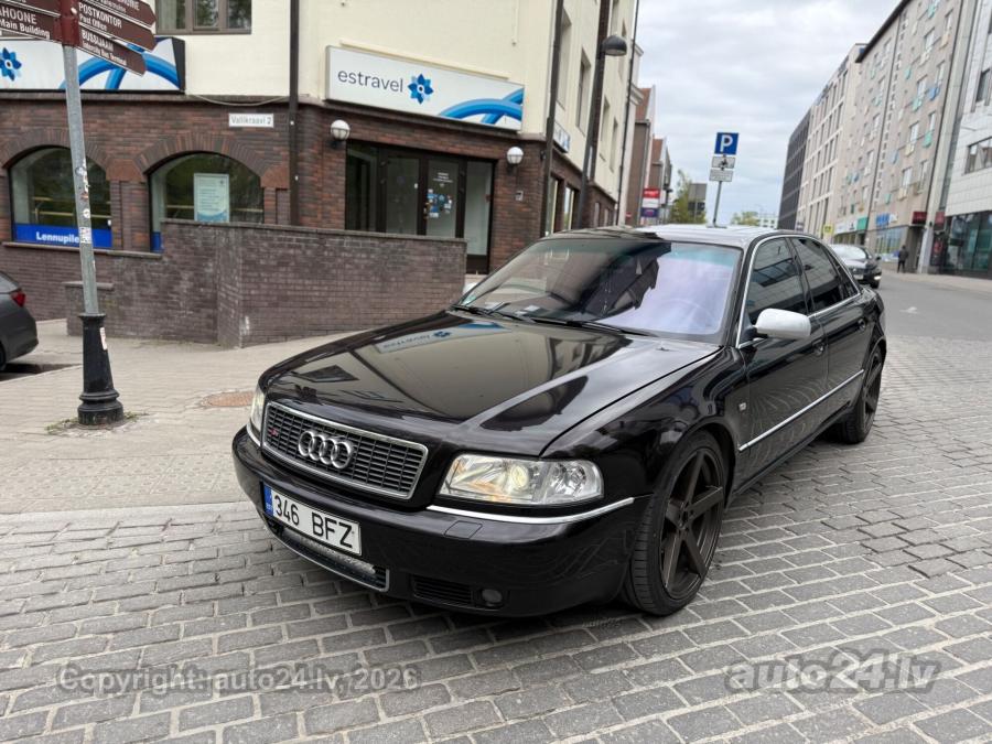 Melns Audi A8 1999 Tartu, ar dzinēja tilpumu 4.20 L un nobraukumu 384 tūkst. km par 4999 €, foto 3 vietnē AUTOMOTO.COM.LV