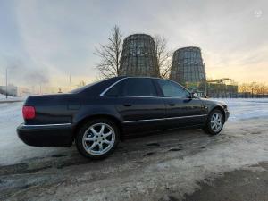 Melns Audi A8 2000 Viļņa, ar dzinēja tilpumu 2.77 L un nobraukumu 276 tūkst. km par 3800 €, foto  vietnē AUTOMOTO.COM.LV