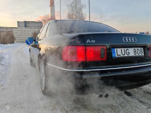 Black Audi A8 2000 in Vilnius, with an engine capacity of 2.77 L and mileage of 276 thousand km for 3800 €, photo 7 on AUTOMOTO.COM.LV