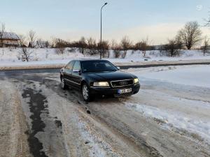 Black Audi A8 2000 in Vilnius, with an engine capacity of 2.77 L and mileage of 276 thousand km for 3800 €, photo 12 on AUTOMOTO.COM.LV