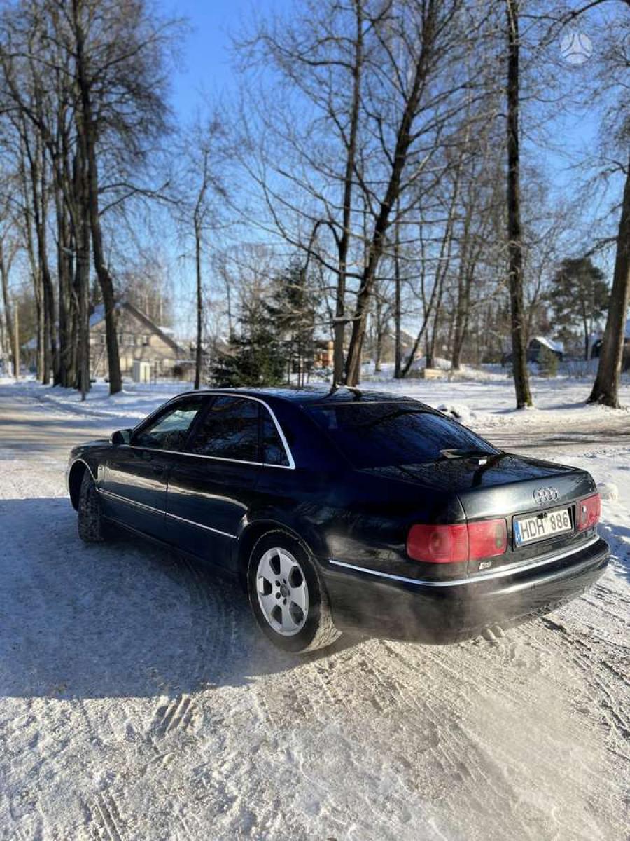 Melns Audi A8 2001 Pasvalys, ar dzinēja tilpumu 2.50 L un nobraukumu 249 tūkst. km par 1800 €, foto 5 vietnē AUTOMOTO.COM.LV