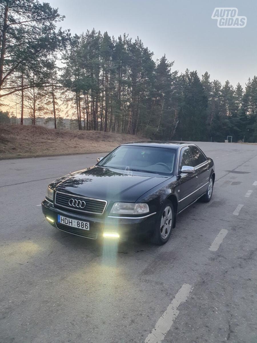 Black Audi A8 2001 in Ukmerge, with an engine capacity of 2.50 L and mileage of 250 thousand km for 3300 €, photo 3 on AUTOMOTO.COM.LV