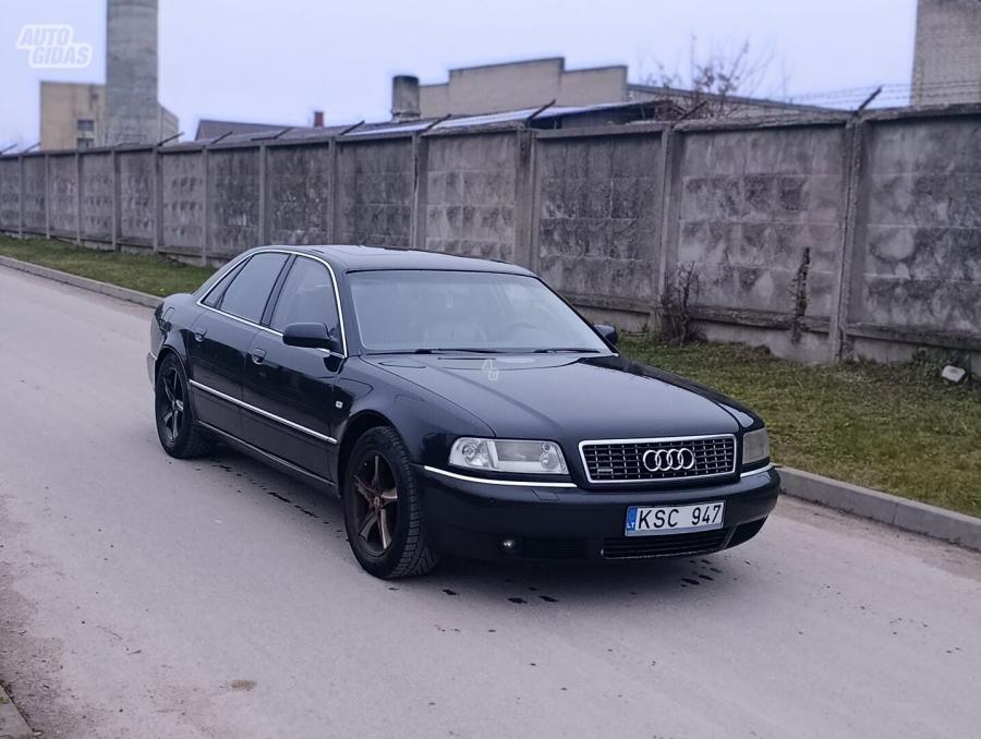 Melns Audi A8 2002 Kauņa, ar dzinēja tilpumu 2.50 L un nobraukumu 322 tūkst. km par 2400 €, foto 2 vietnē AUTOMOTO.COM.LV
