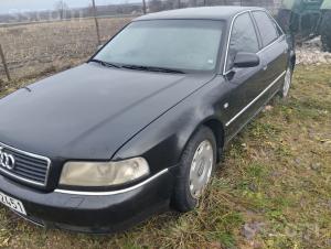 Black Audi A8 2002 in Daugavpils, with an engine capacity of 3.70 L and mileage of 398 thousand km for 2000 €, photo 7 on AUTOMOTO.COM.LV