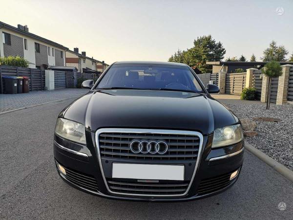 Melns Audi A8 2003 Klaipėda, ar dzinēja tilpumu 4.17 L un nobraukumu 370 tūkst. km par 4250 €, foto 5 vietnē AUTOMOTO.COM.LV
