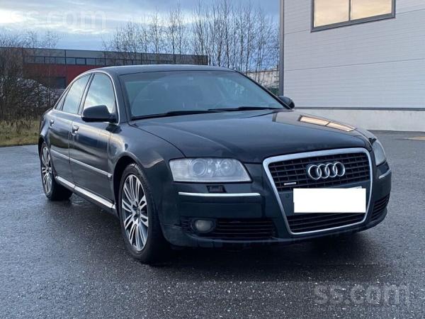 Melns Audi A8 2003 Ogre, ar dzinēja tilpumu 4.20 L un nobraukumu 398 tūkst. km par 5600 €, foto 2 vietnē AUTOMOTO.COM.LV