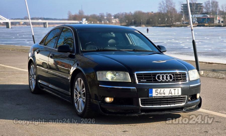 Melns Audi A8 2003 Tallina, ar dzinēja tilpumu 3.70 L un nobraukumu 403 tūkst. km par 2199 €, foto 3 vietnē AUTOMOTO.COM.LV