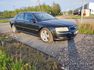Black Audi A8 2003 in Tallinn, with an engine capacity of 4.20 L and mileage of 299 thousand km for 1900 €, photo  on AUTOMOTO.COM.LV