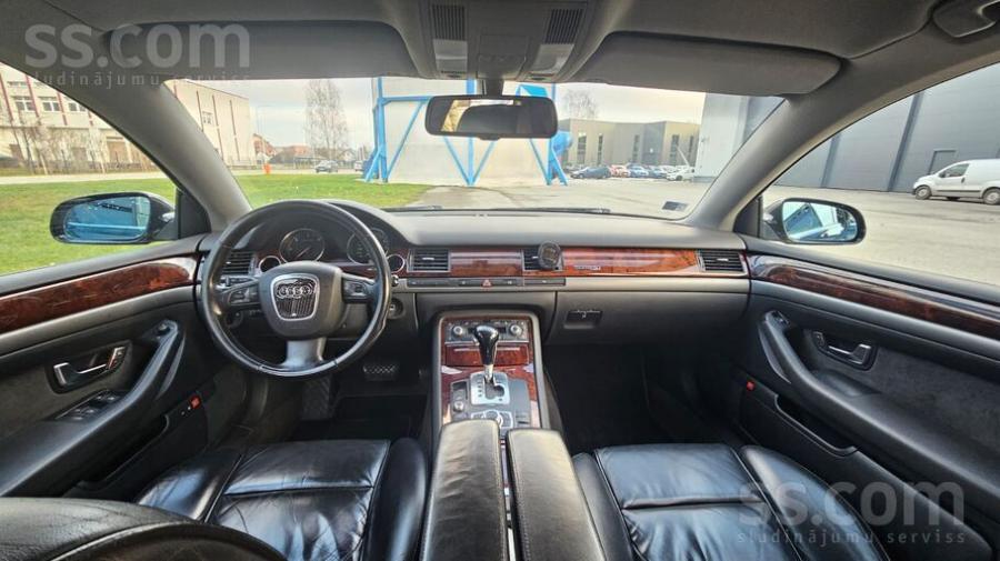 Melns Audi A8 2004 Rīga, ar dzinēja tilpumu 3.00 L un nobraukumu 338 tūkst. km par 4250 €, foto 6 vietnē AUTOMOTO.COM.LV