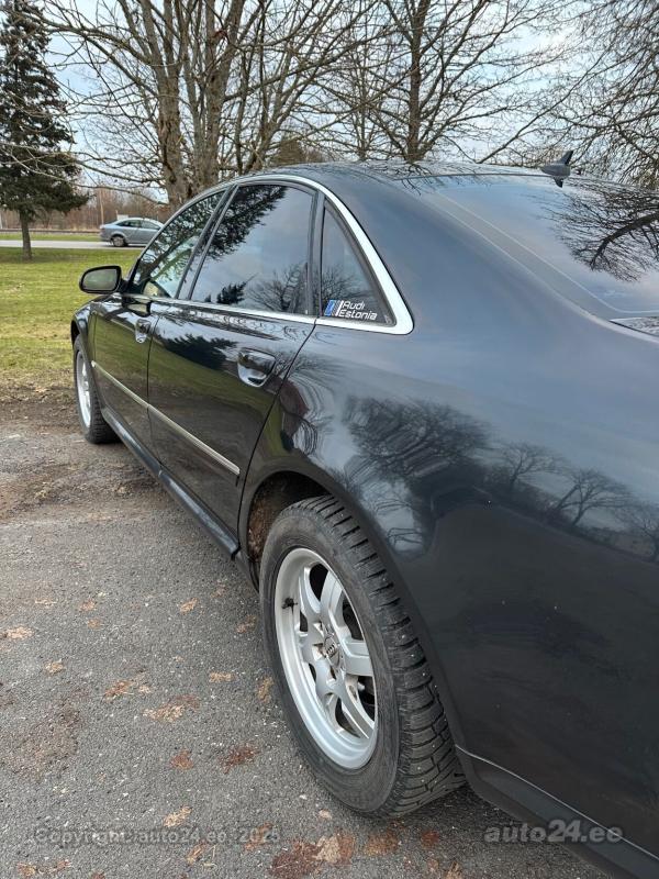 Melns Audi A8 2004 Viljandi, ar dzinēja tilpumu 3.00 L un nobraukumu 530 tūkst. km par 4200 €, foto 4 vietnē AUTOMOTO.COM.LV