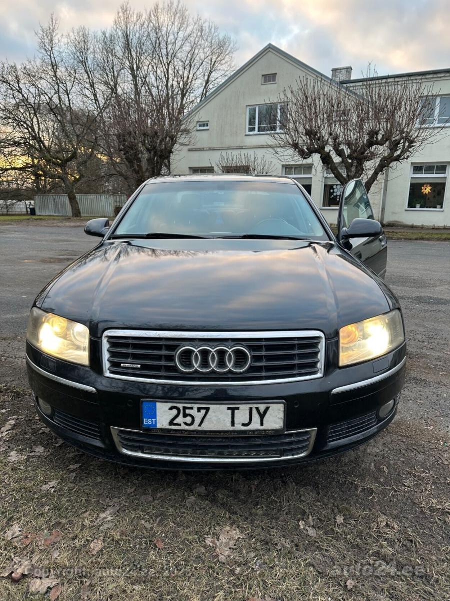 Black Audi A8 2004 in Viljandi, with an engine capacity of 3.00 L and mileage of 530 thousand km for 4200 €, photo 2 on AUTOMOTO.COM.LV